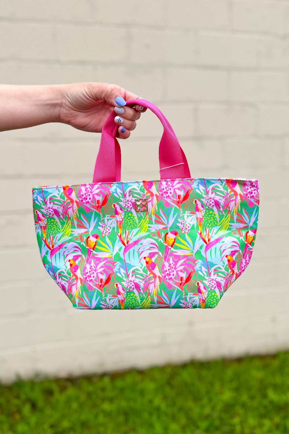 Lunch Carryall, Line The Trees Pine | Sew Southern Designs