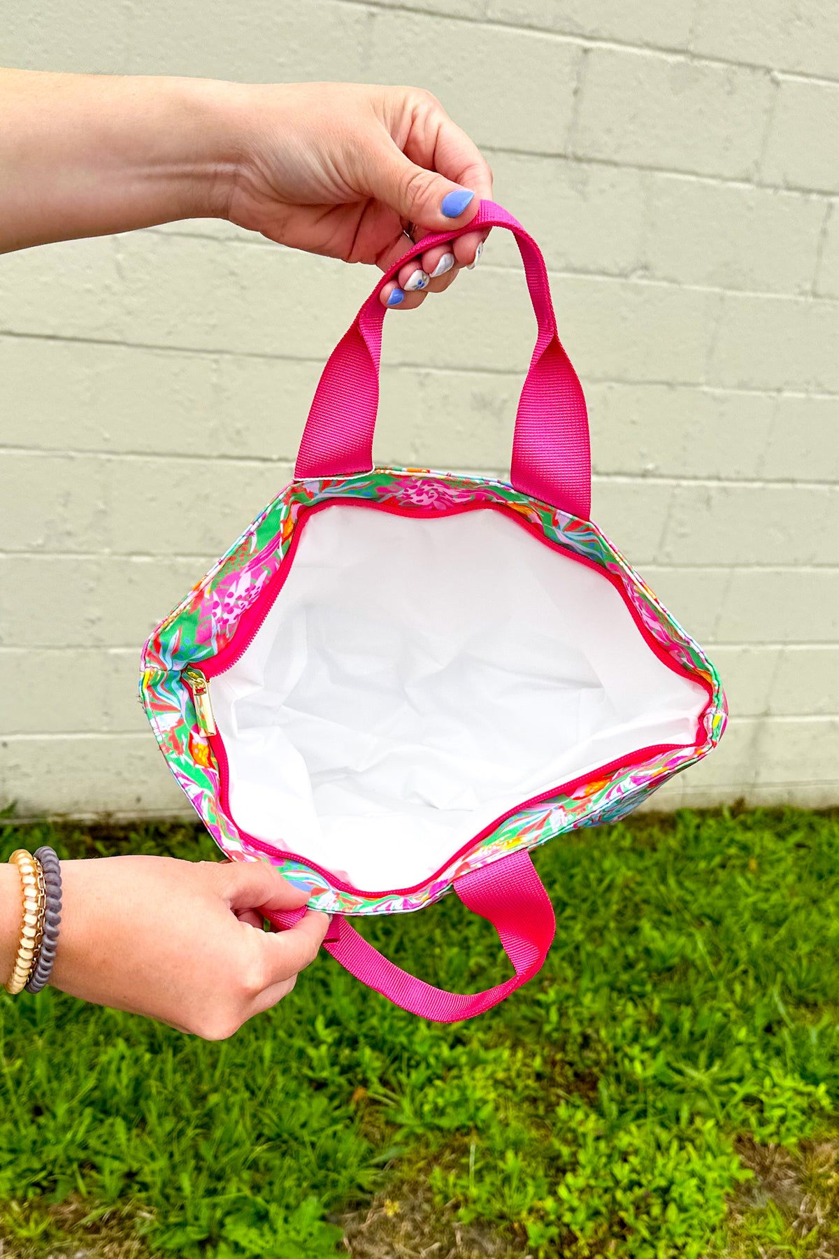 Lunch Carryall, Line The Trees Pine | Sew Southern Designs