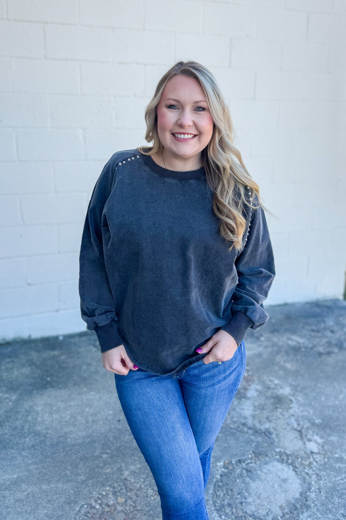 A Little Edgy Studded Top | Sew Southern Designs