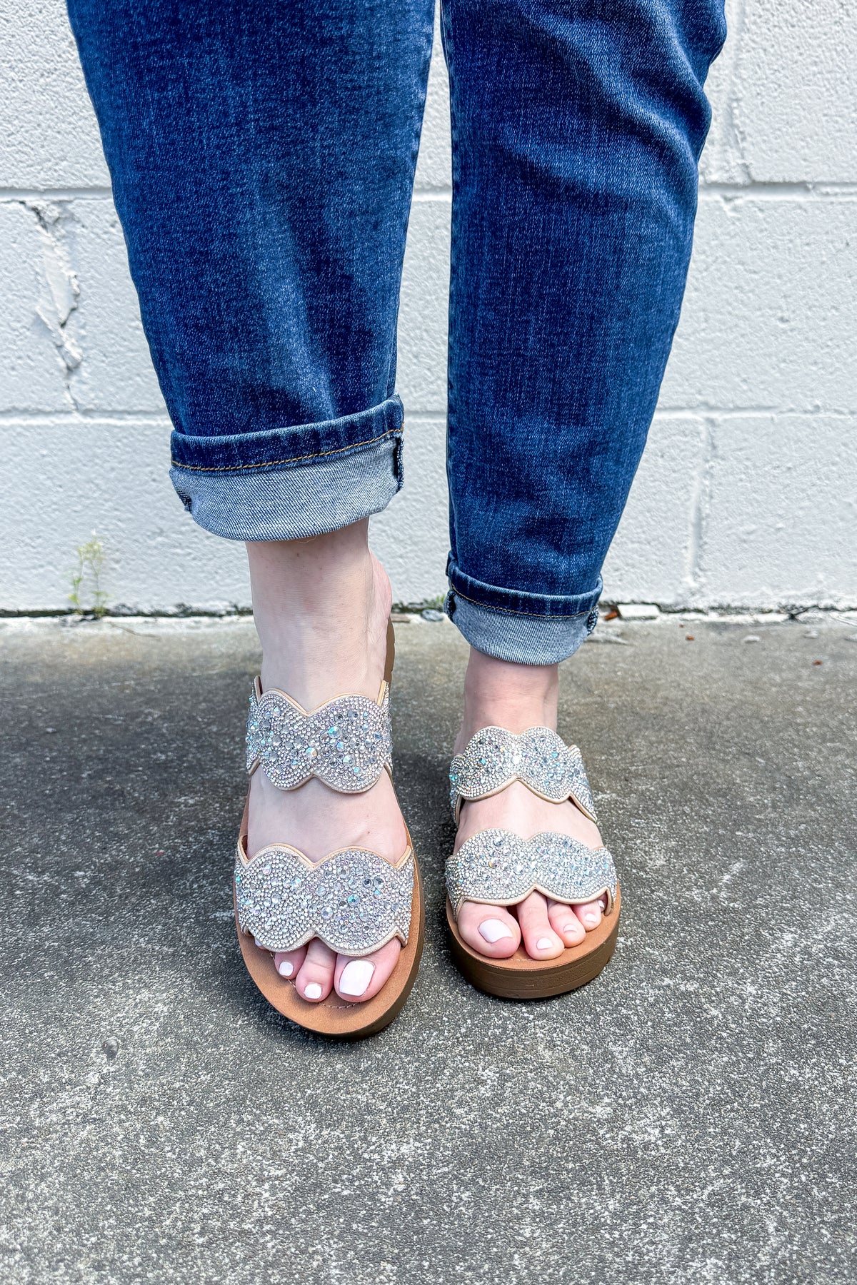 Corkys Cheers Beaches Rhinestone Sandal | Sew Southern Designs