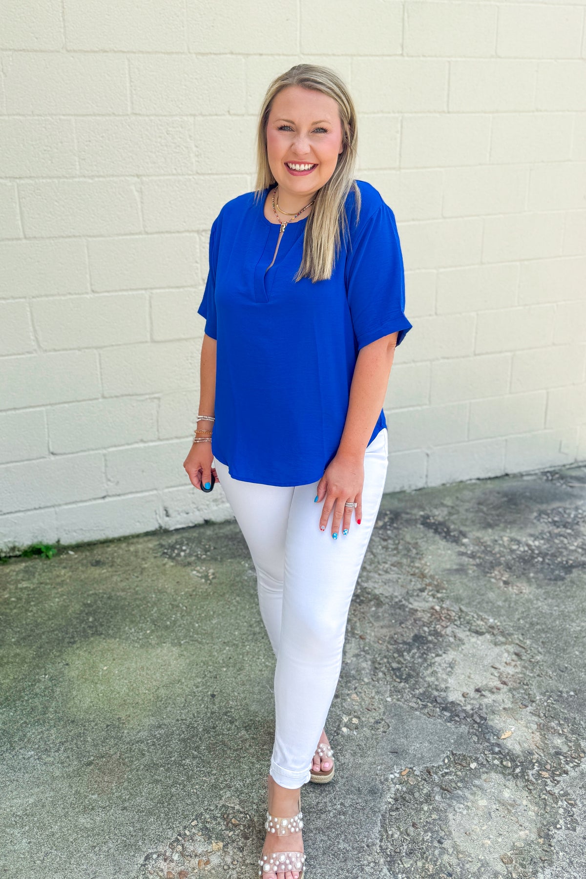 Style Staple Top, Royal Blue | Sew Southern Designs