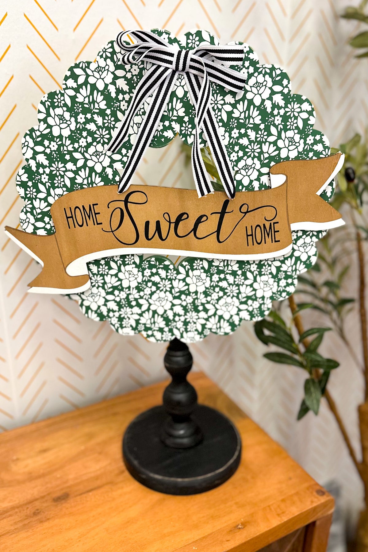 Floral Wreath Topper | Sew Southern Designs