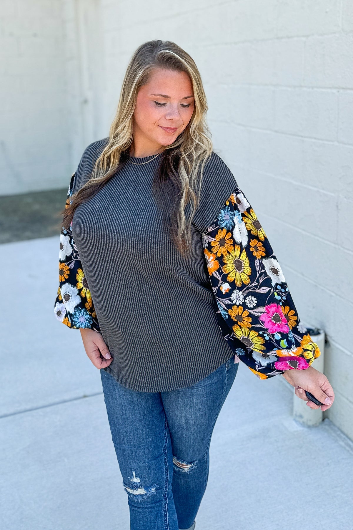 Something Different Floral Sleeve Top | Sew Southern Designs