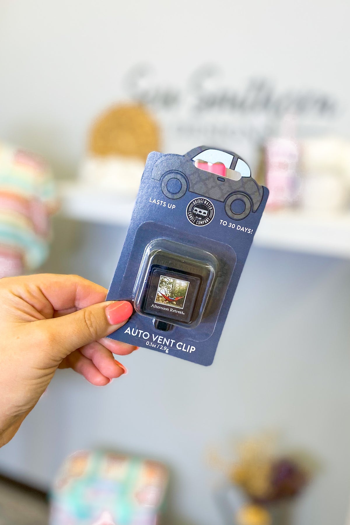 Afternoon Retreat Car Vent Clip | Sew Southern Designs